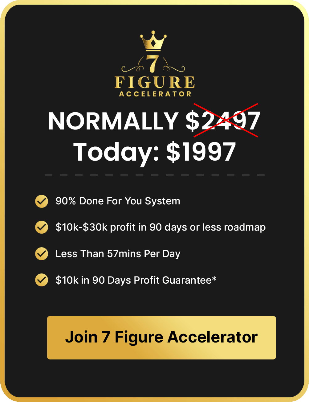 7-Figure Accelerator Checkout